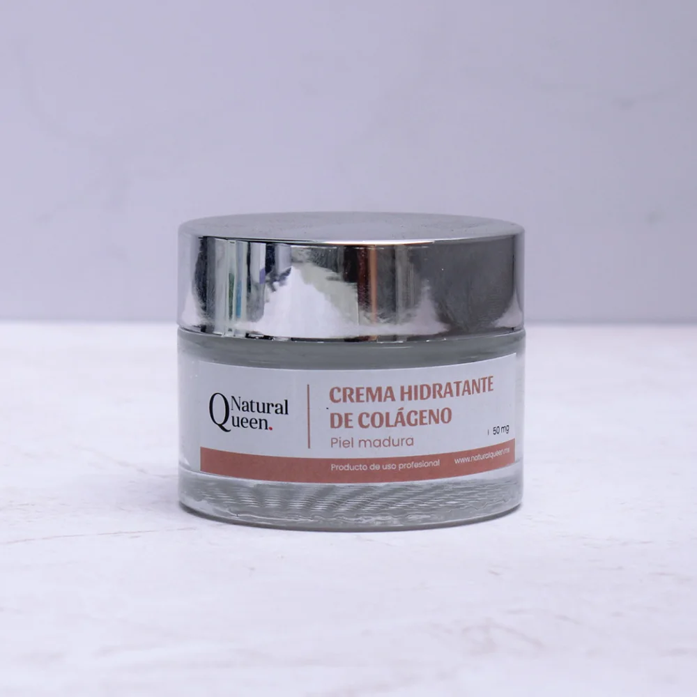 Crema hidratante de colágeno - Natural Queen - The Home Spa
